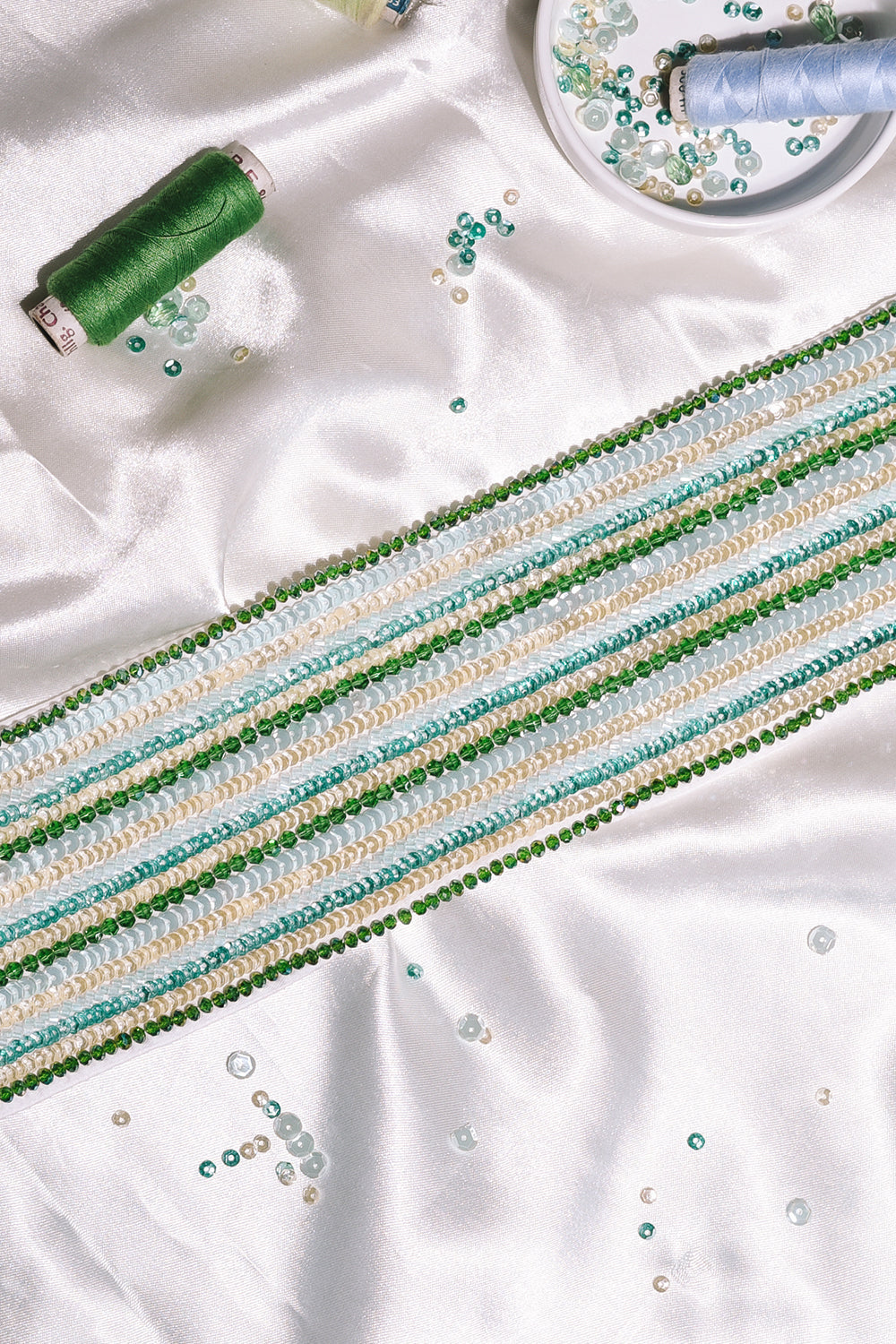 Sea Green Lines Belt – LabelSwish